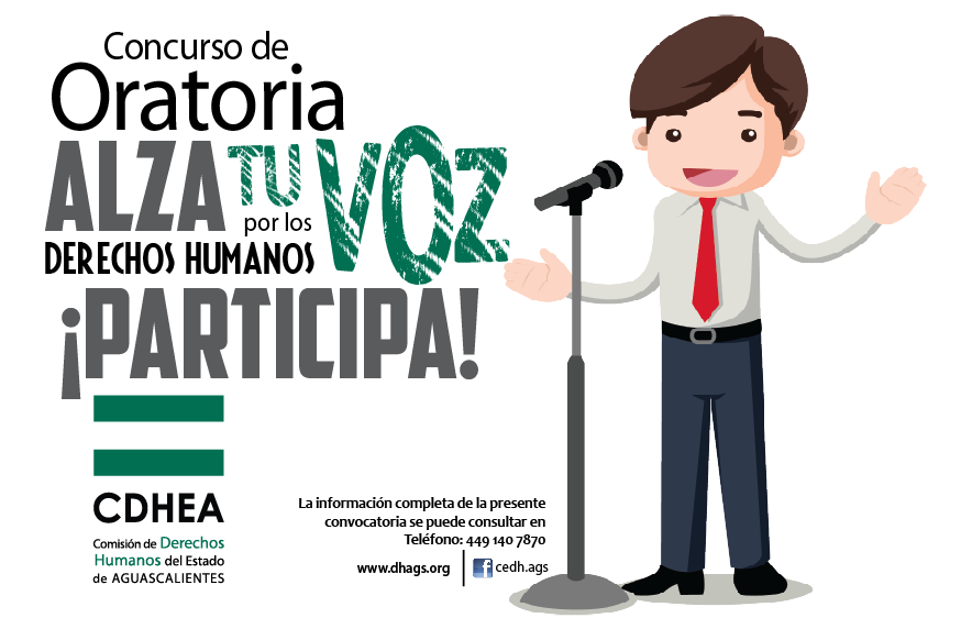 Invita CDHEA a concurso de oratoria para estudiantes de Aguascalientes ...