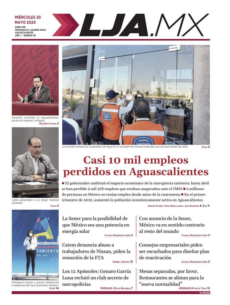 LJA 20/05/2020 - LJA Aguascalientes
