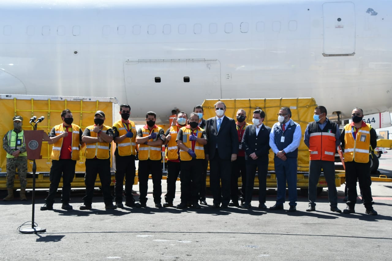 Recibe Gobierno de México casi medio millón de vacunas contra covid-19 ...