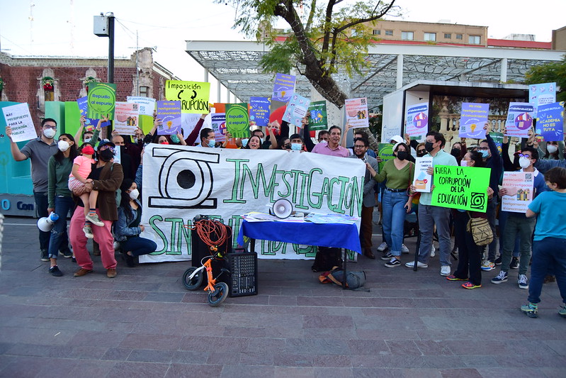 Se manifiesta comunidad del CIDE Aguascalientes - LJA.MX Noticias México