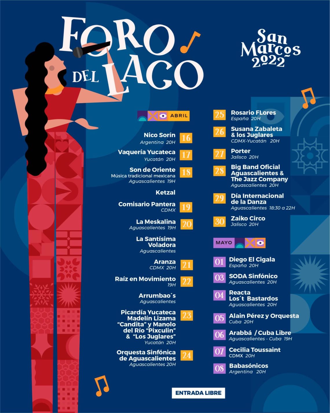 Este es el programa completo del Foro del Lago en la FNSM 2022 - LJA.MX ...