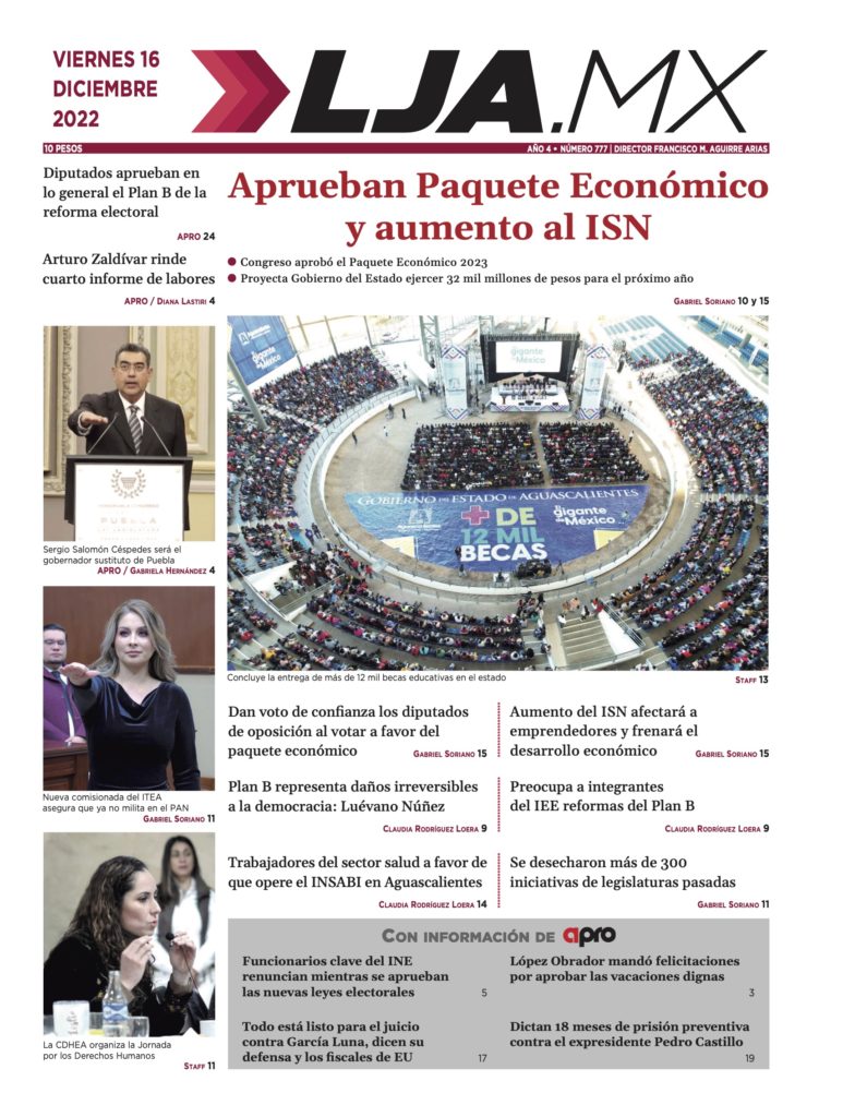 LJA 16/12/2022 - LJA Aguascalientes