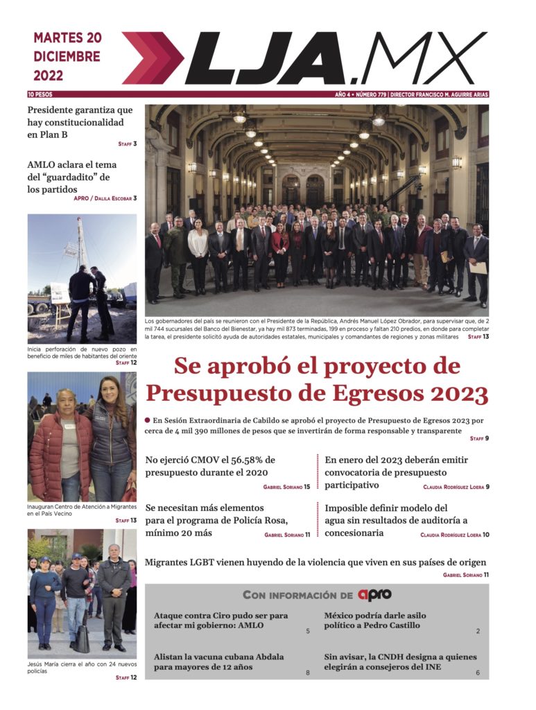 LJA 20/12/2022 - LJA Aguascalientes