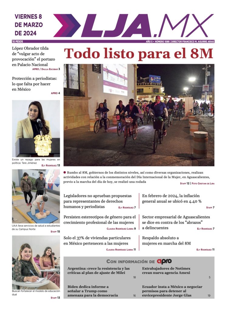 Todo listo para el 8M y más en LJA.MX, edición 8/3/2024 - LJA ...